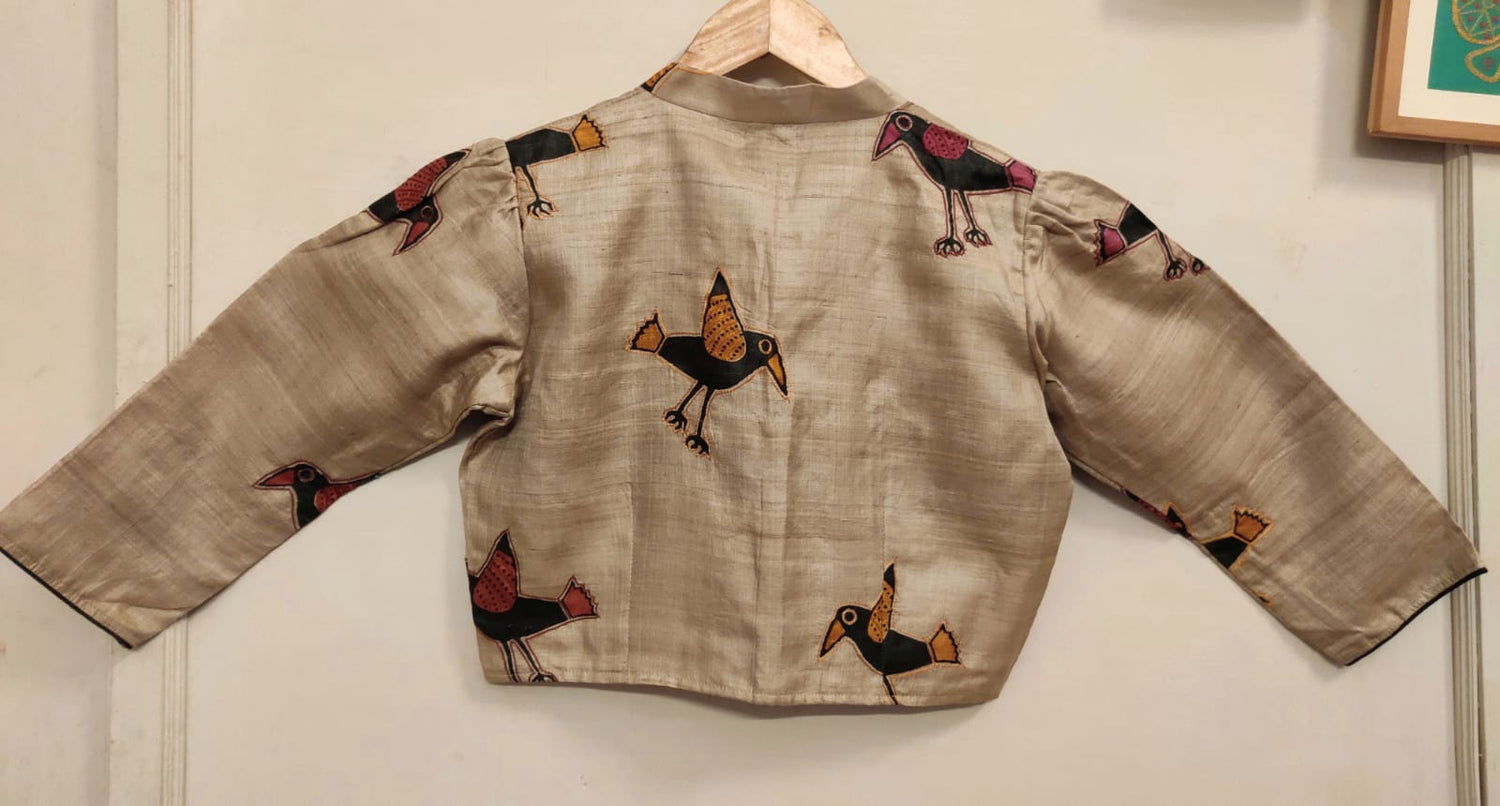 TUSSUR CROW BLOCK PRINT